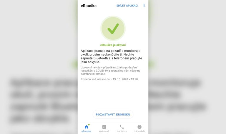 eRouška – an App that Will Let You Know When You Meet a Coronavirus ...